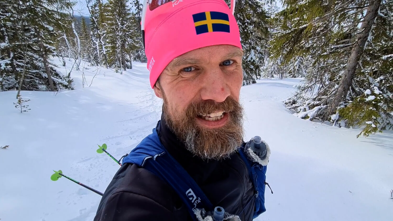 Martin och Tage kör vinterträning i fjällen - Sverige Springer